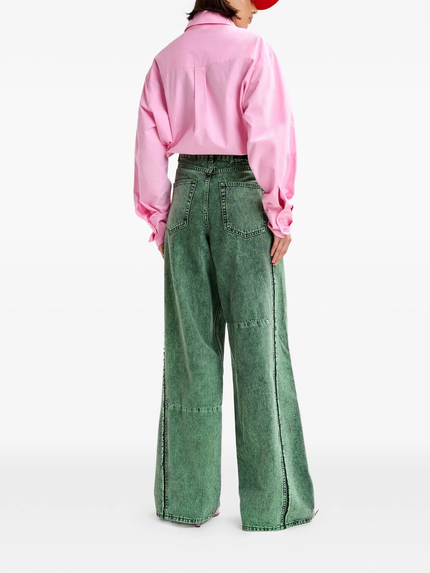 Рубашка ESSENTIEL ANTWERP Collared button shirt, размер 36, pink — фото 1