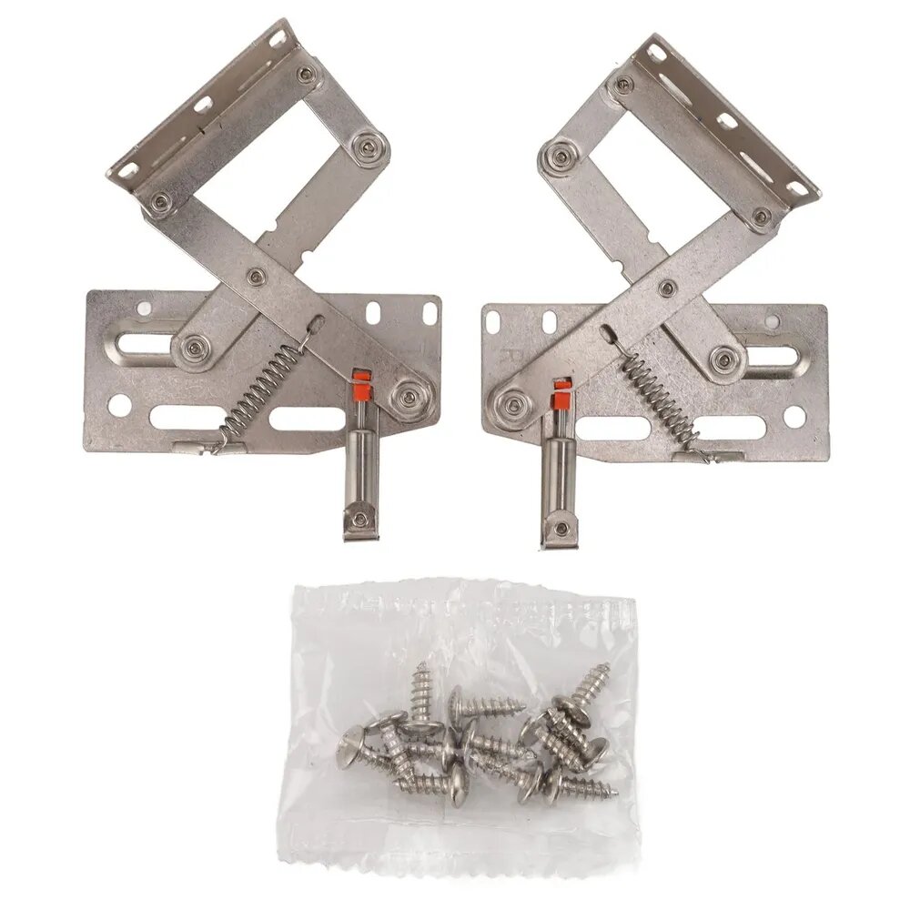 Ножничная петля из холоднокатаной стали, угол 45 градусов, гидравлический демпфер, никелированная, 4 положения регулировки, прочная обивка мебели