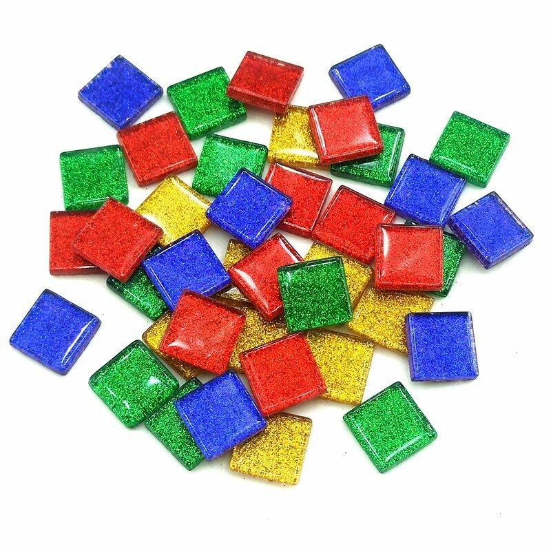 Мозаика ручной работы из стекла, мелкие частицы, для детского творчества, коллажей, декоративные материалы для малышей,