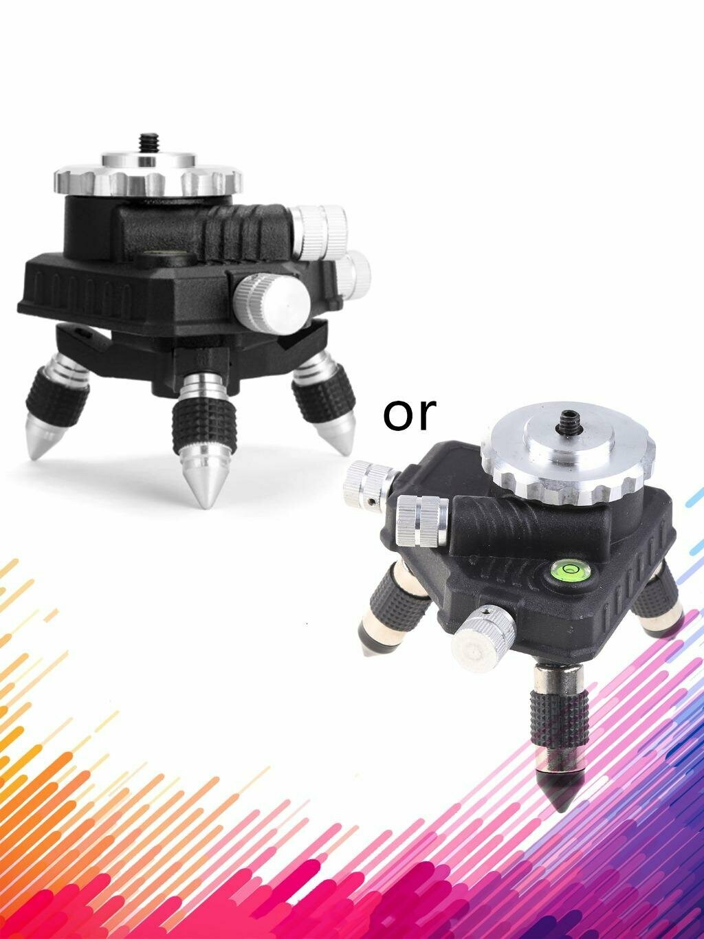 Портативный адаптер для лазерного уровня с креплением 1/4"