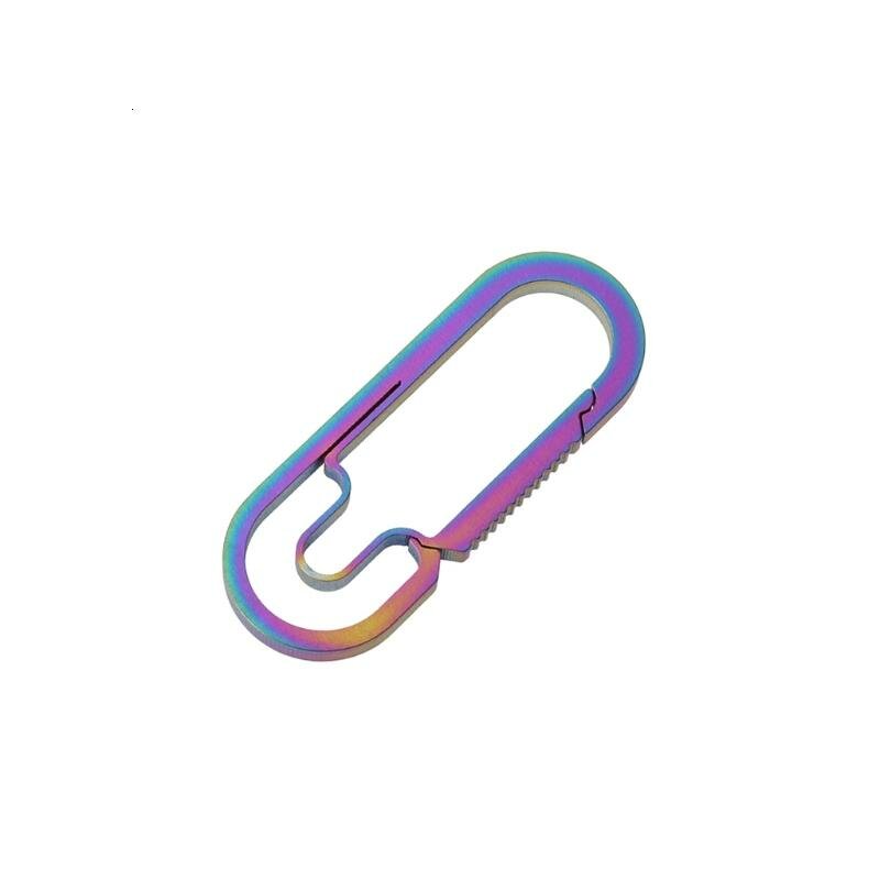 Титановый карабин для кемпинга, Цвета - 4cm