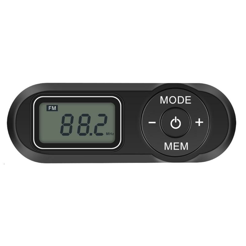 Миниатюрный портативный FM-радиоприёмник с ЖК-экраном