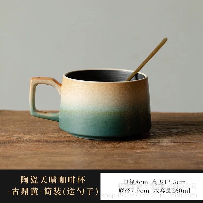 Кофейная кружка сувенирный керамический набор, креативная кружка, подарок на годовщину компании для клиентов и сотрудников, настраиваемый