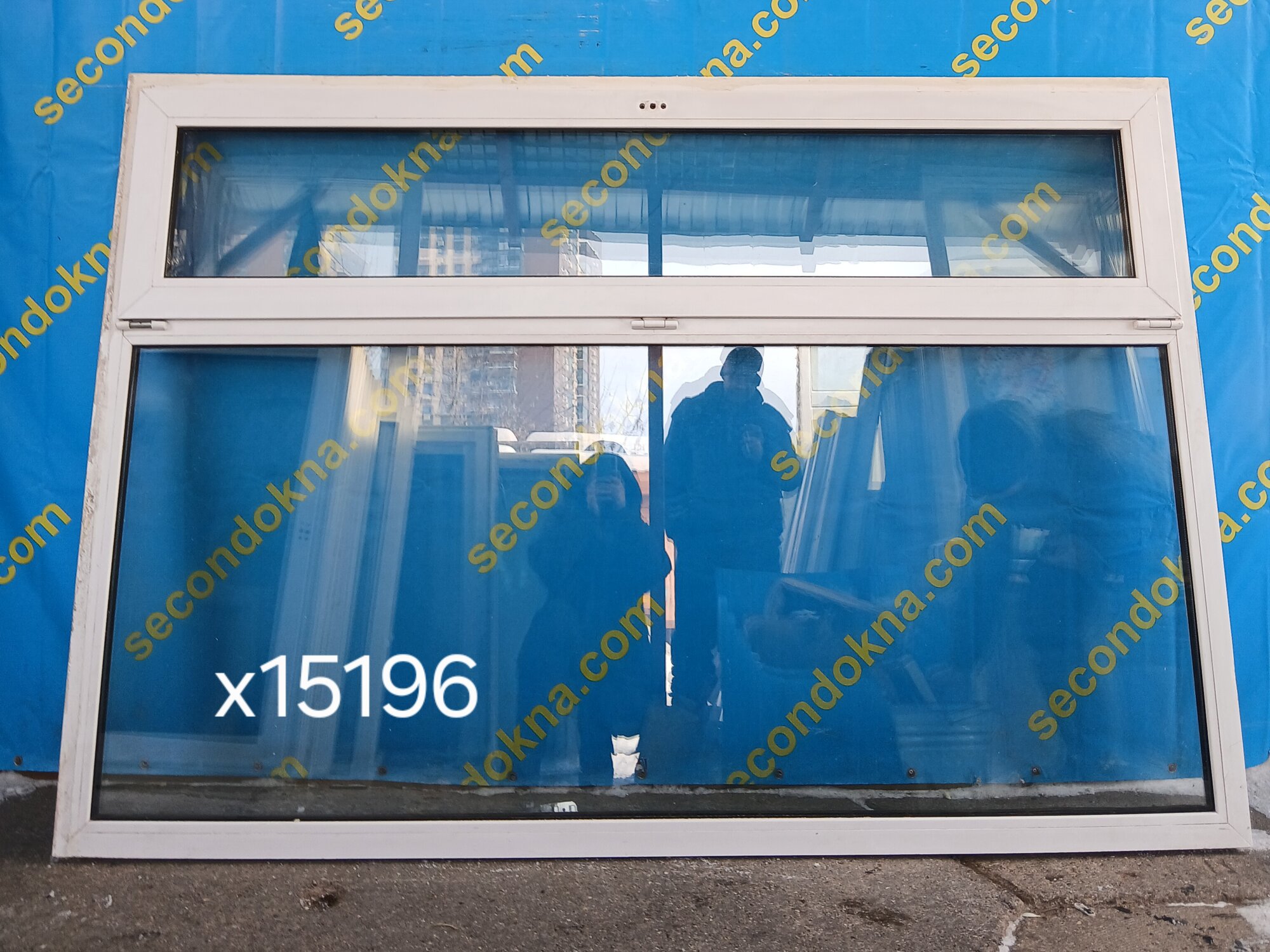 Пластиковое окно Б/У 1410(в) 540 об х 2100(ш)