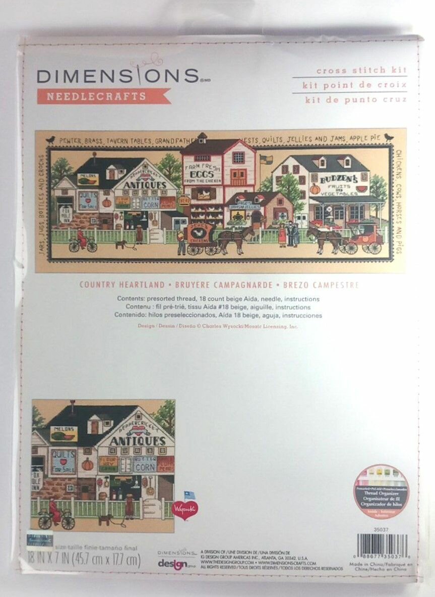 Dimensions 35037 Country Heartland, Набор для вышивания крестом