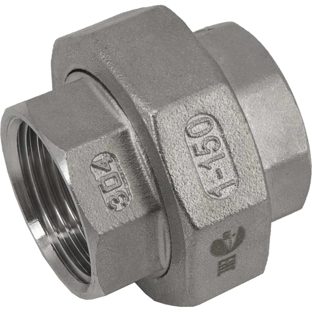 Американка NEWKEY вр/вр нержавеющая сталь AISI304 DN25 (1), (CF8), PTFE, PN16 NK-ADD25/4