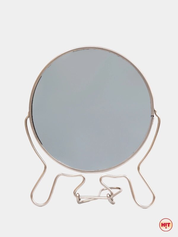 Зеркало металлическое двухстороннее с увеличением