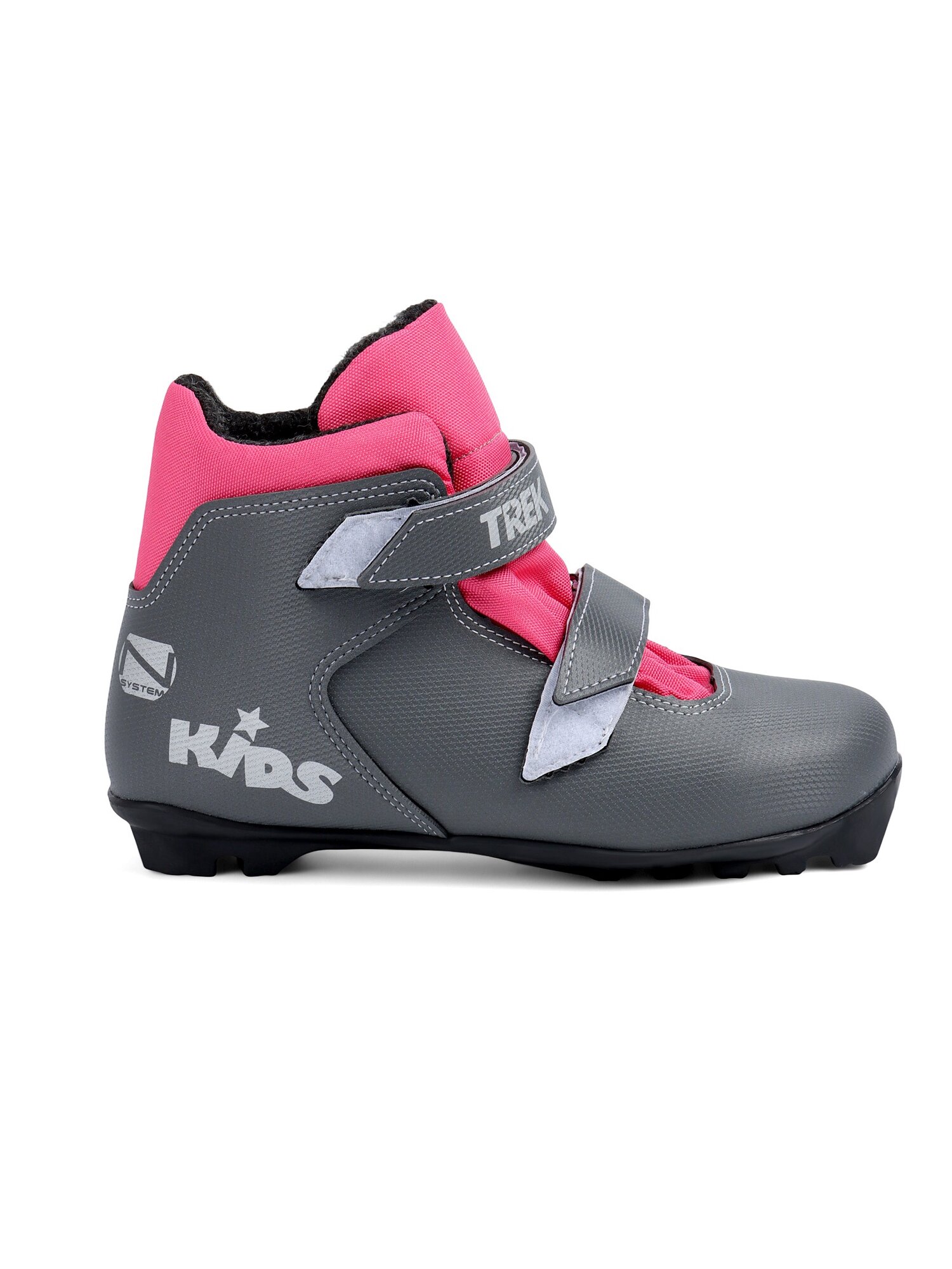 Ботинки лыжные детские Kids5 TREK, NNN, р. 29, искусственная кожа, серые