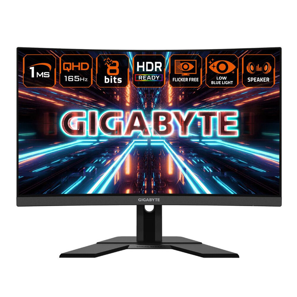 Монитор Gigabyte 27" G27QC A VA 2K чер 1ms HDMI DP USB M/M HAS 165Hz 250cd In Cur