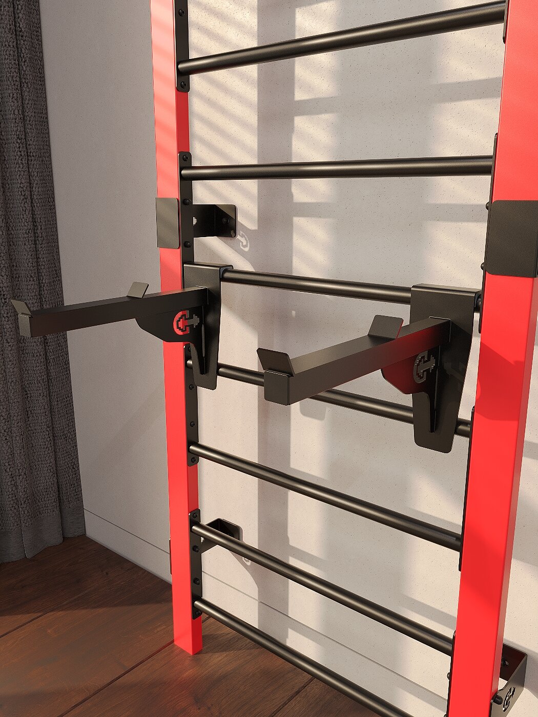 Упоры держатель для штанги на шведскую стенку Domsen Ds52