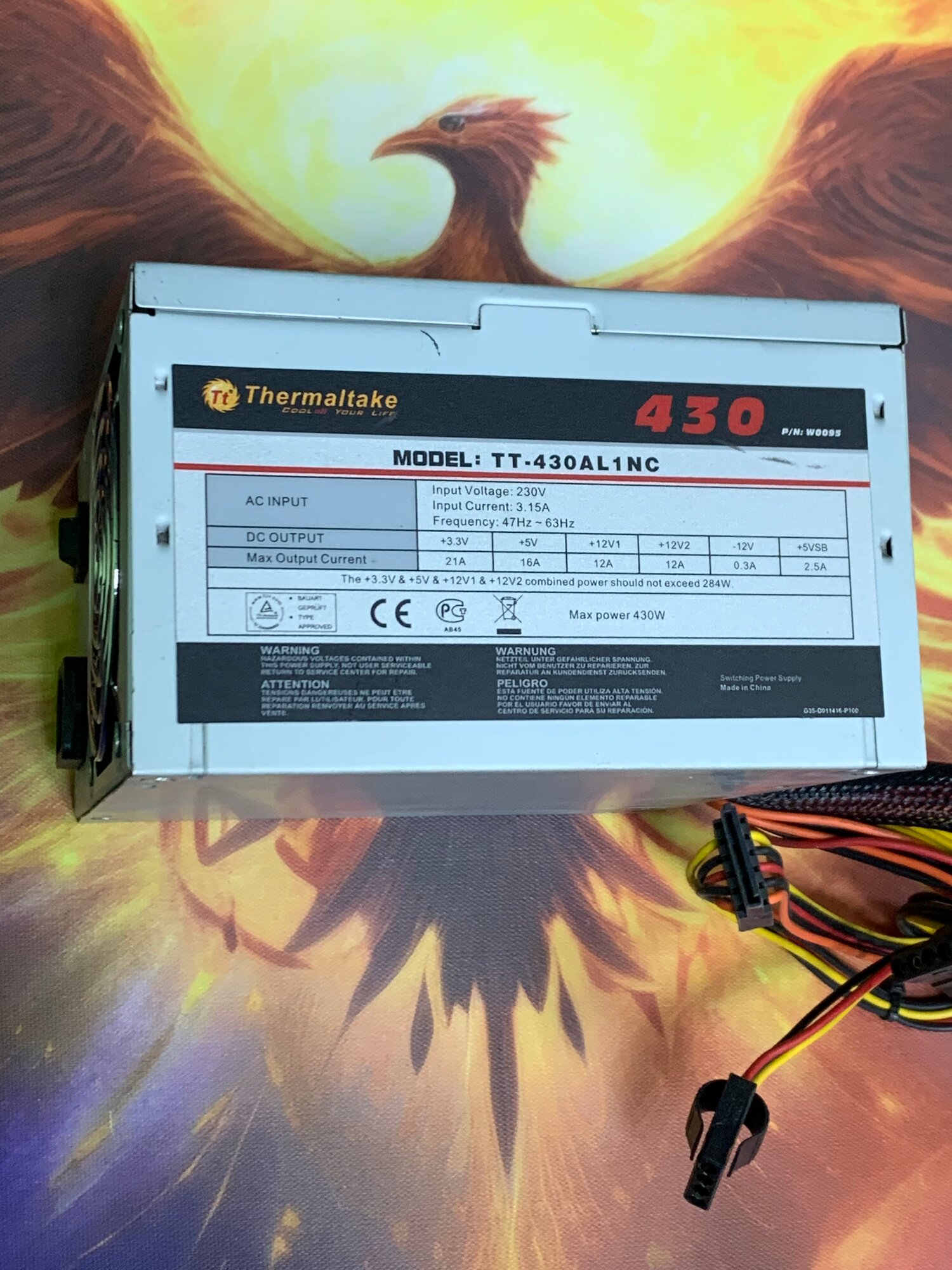Блок питания 430W Thermaltake TT-430AL1NC