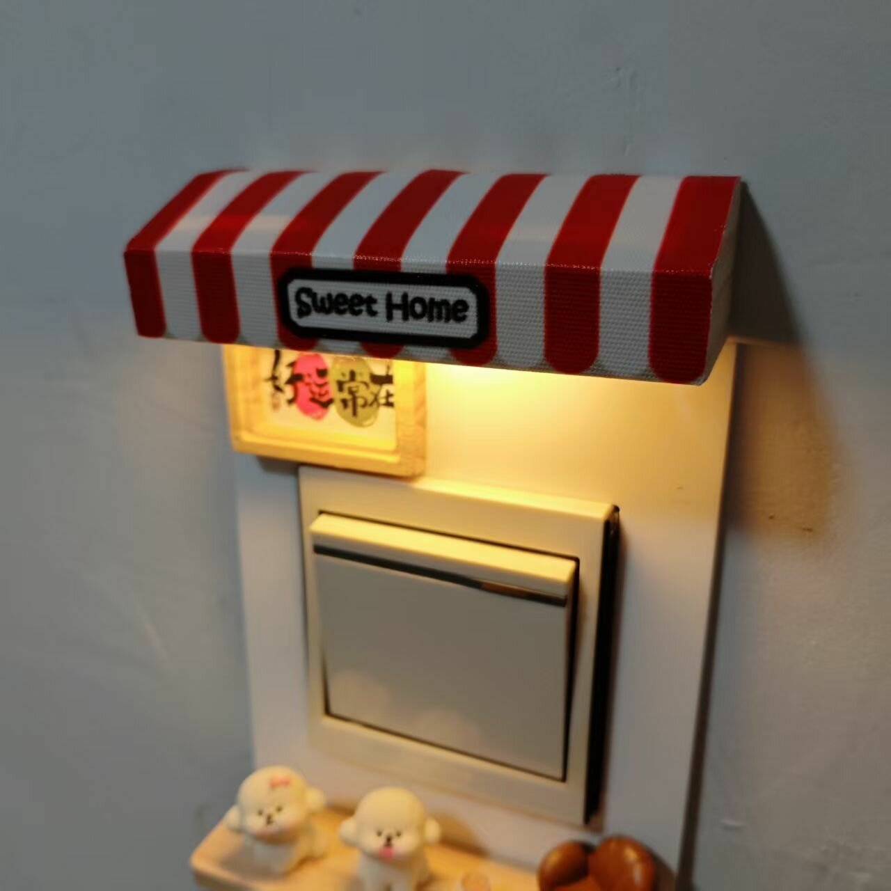 Декоративная рамка для выключателя, защитная крышка розетки, панель для домашнего сенсорного ночника, кнопка для детской комнаты, скрытие