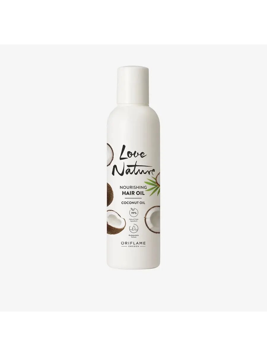 Кокосовое масло для волос Love Nature