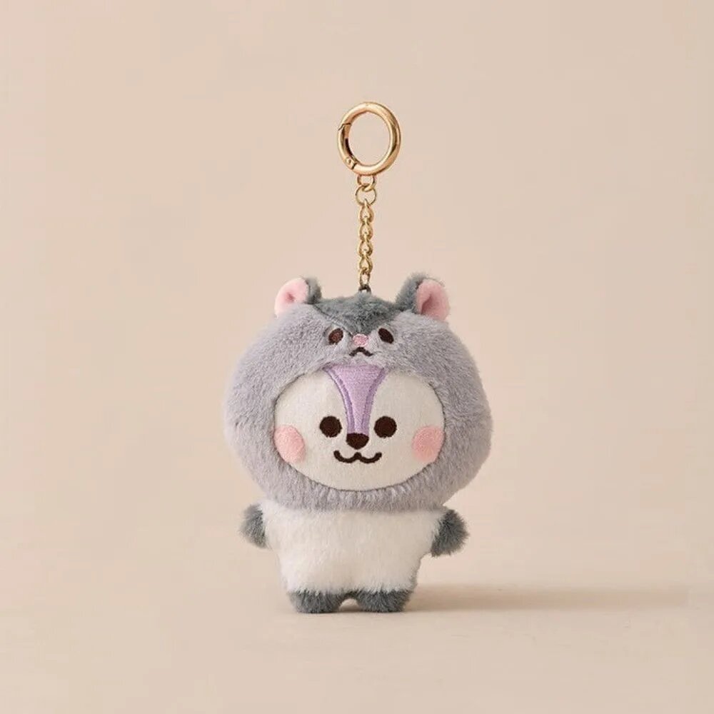 Плюшевая кукла-брелок BTS BT21 Baby Zoo Series Мягкая игрушка