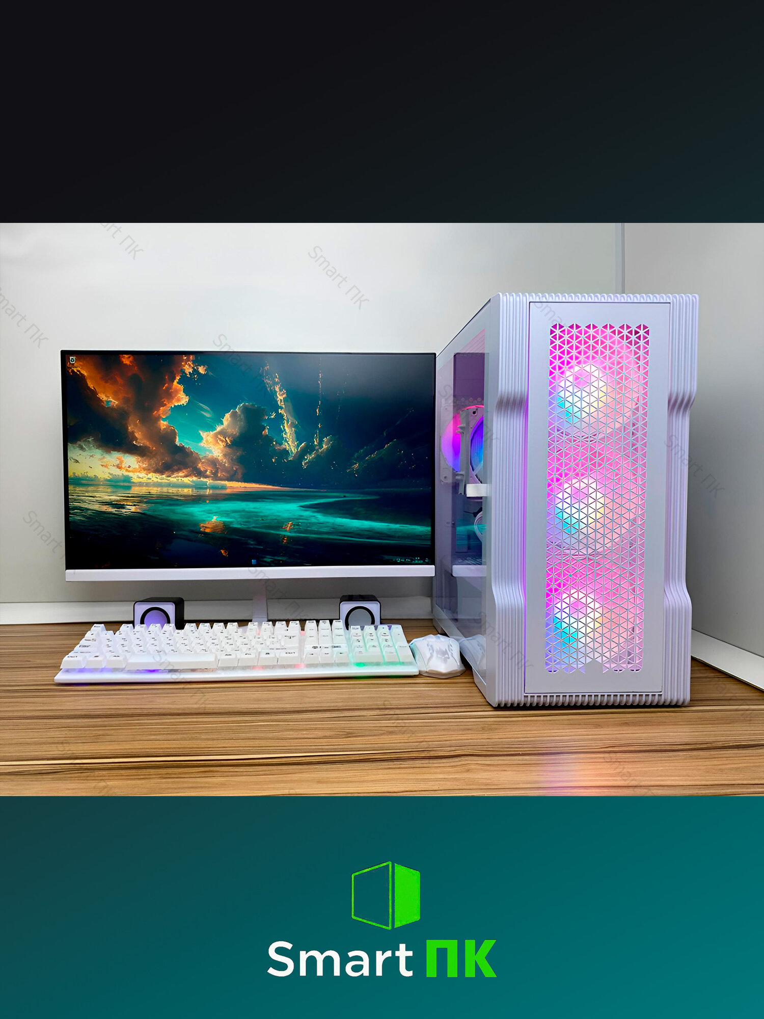 Игровой компьютер "Тайна" i3-12100F/16 ГБ/RTX-3050/SSD-512G/Монитор 24|Windows 11 PRO