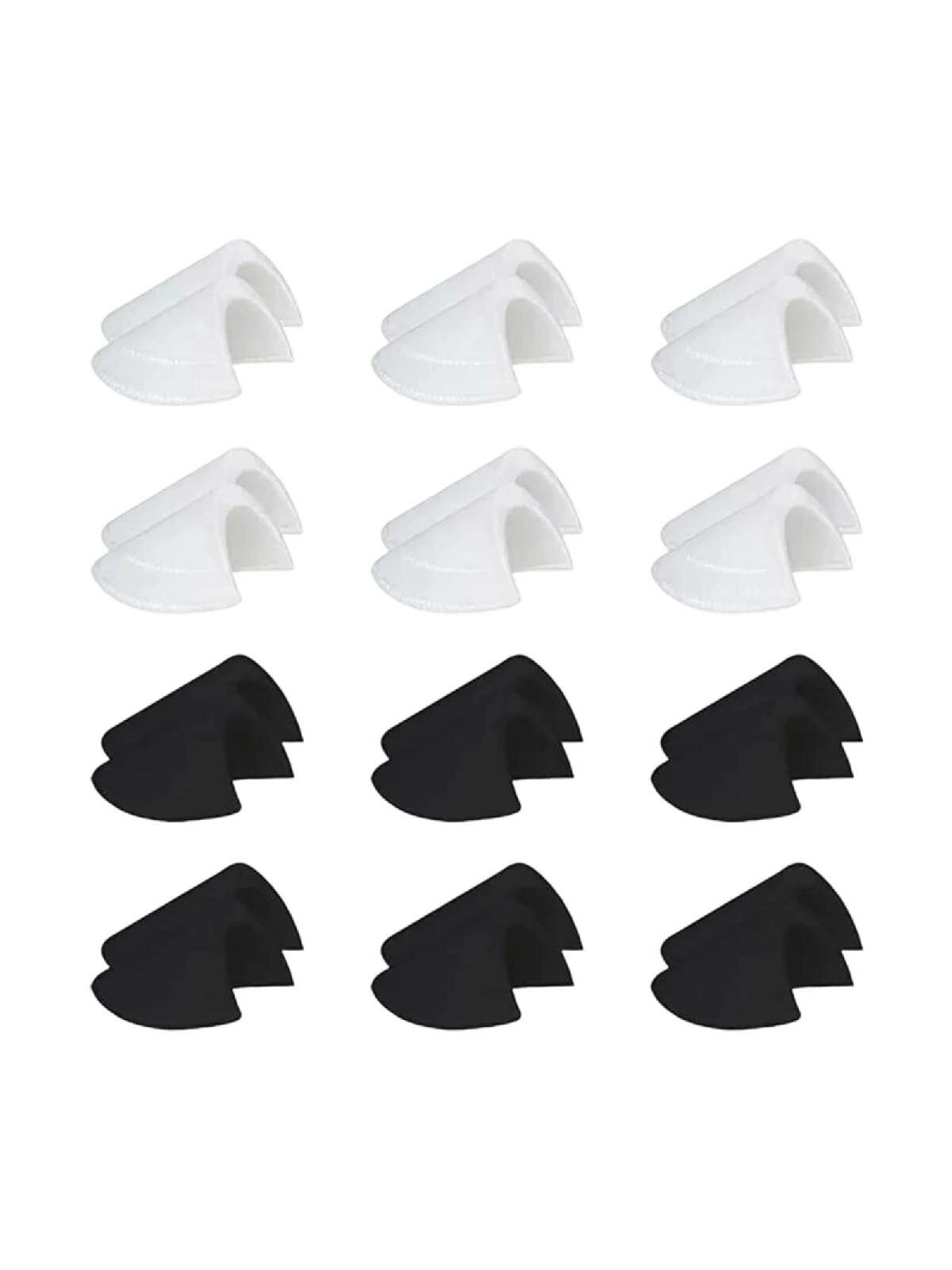 6 пар съемных губчатых наплечников без шва для женщин, мужских костюмов, курток и пальто