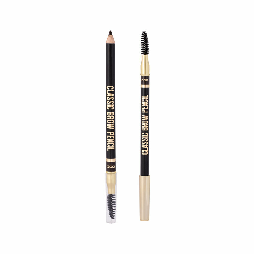 Карандаш для бровей STELLARY CLASSIC BROW PENCIL с аппликатором тон 300 Chocolate