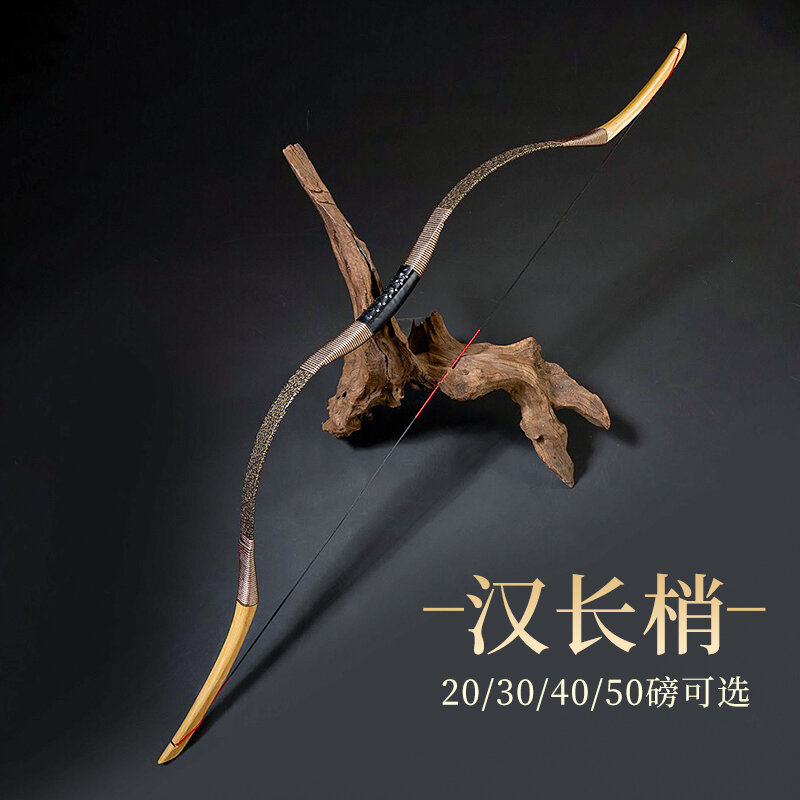 Традиционный лук для взрослых, монгольский лук Цин, деревянный композитный рекурсивный лук, набор для стрельбы на открытом воздухе для детей