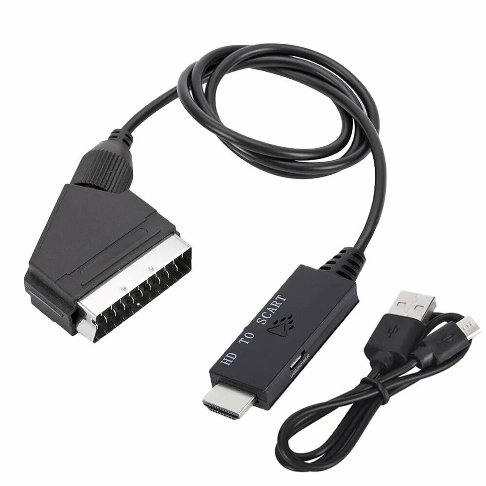 Конвертер HDMI на SCART, 1360 768@60Hz