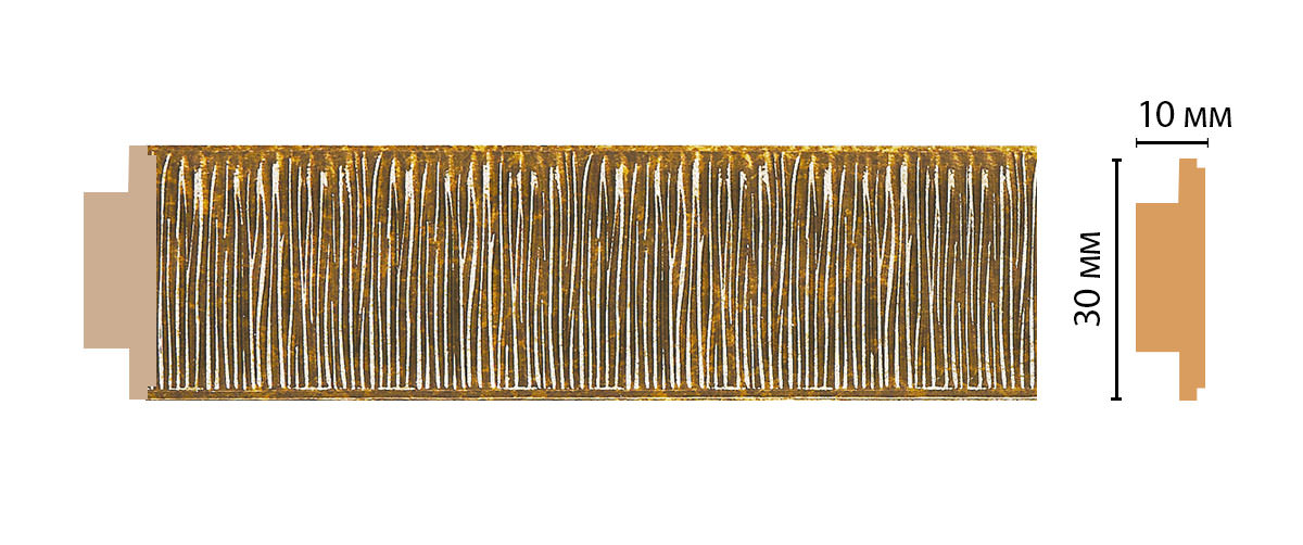 Молдинг Decomaster 110-17 В30хШ10хД2400 мм / Декомастер.