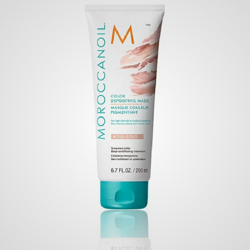 Маска тонирующая Rose Gold 200 мл MOROCCANOIL Color Depositing Mask Rose Gold Маска 200 мл
