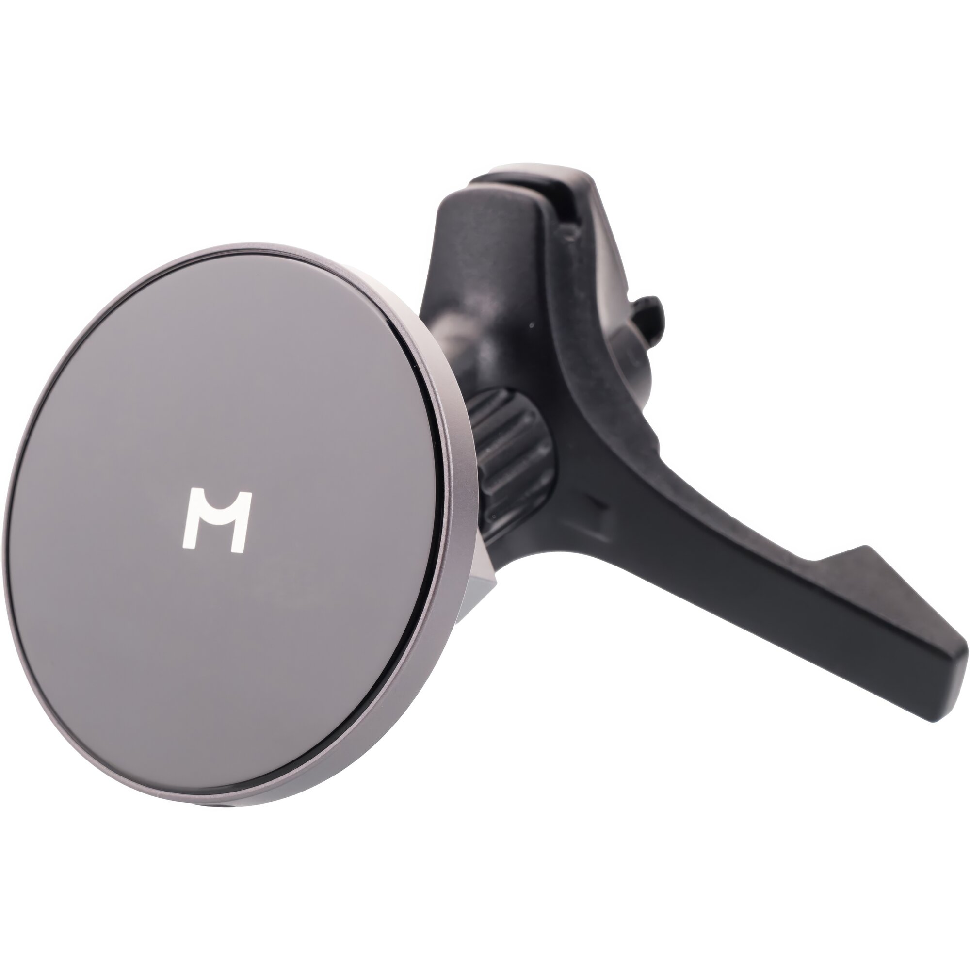 Автомобильный держатель Magssory Disc с БЗУ, темно-серый