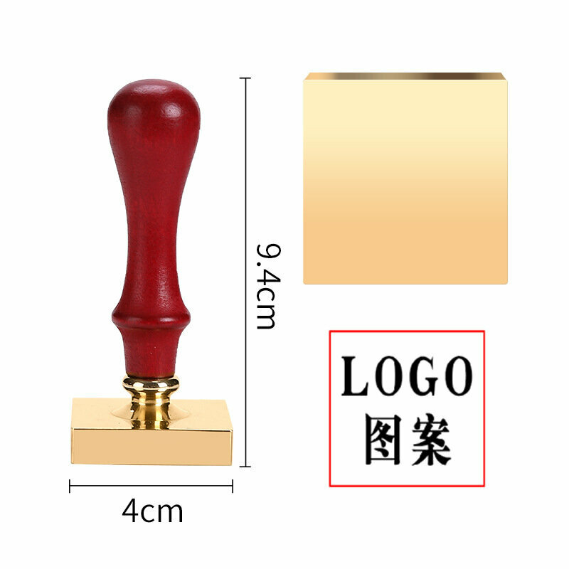 Утолщенный штамп для затенения, мыльный кубик, чернильная подушка, латунный штамп, горячий штамп, печать на медной пленке, логотип на заказ