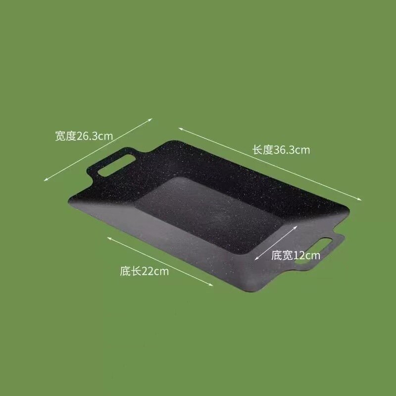 Уличная гриль-сковорода из камня Майфан, корейский стиль, гриль-сковорода большой емкости, домашняя антипригарная сковорода для кассетной плиты, теппаняки