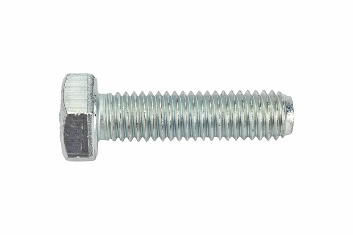 Болт DIN933 с шестигранной головкой оцинк. М8х30 (4 шт) - пакет Tech-Krep
