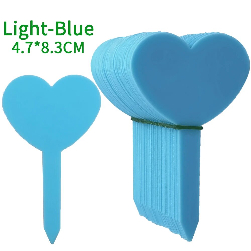Маркеры для растений 50 шт Light Blue 4.7x8.3cm