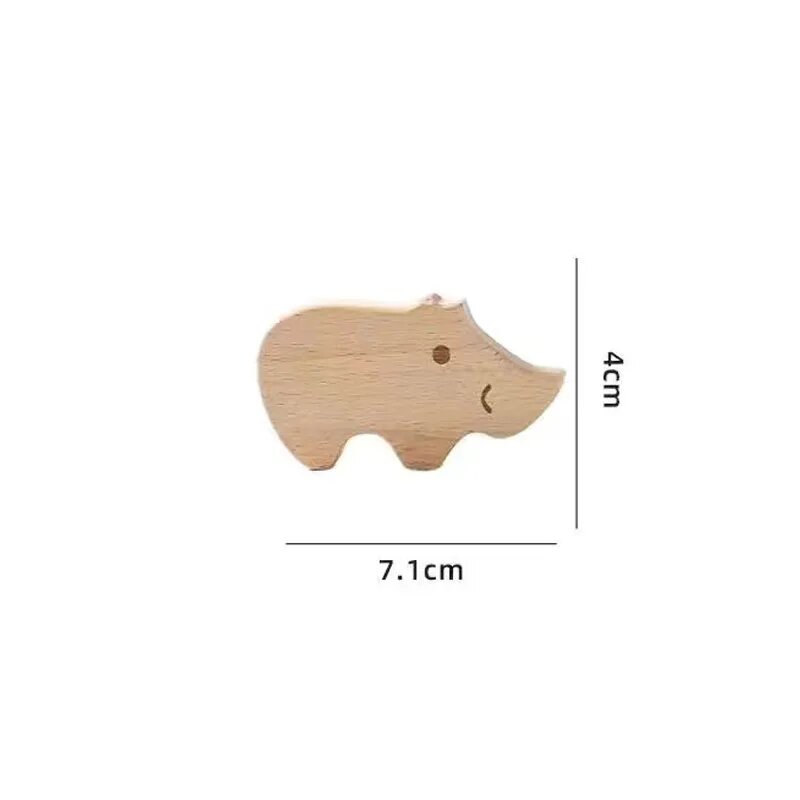 Деревянные ручки для шкафа с животными, декоративные ручки с винтами, деревянные ручки для детской комнаты, шарообразные ручки для мебели для декора