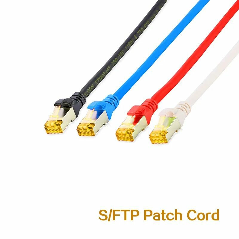 5 шт. 10G CAT6A SFTP сетевой RJ45 патч-корд экранированный LSOH Ethernet Cat 6A без зацепок