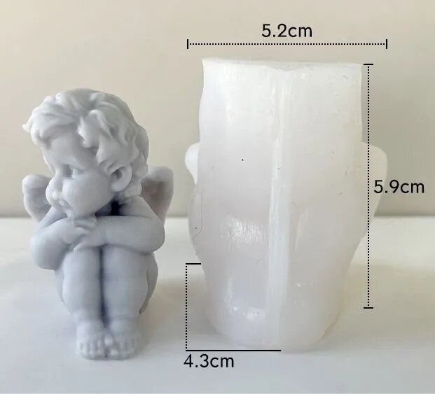 Молд силиконовый Ангел/ для эпоксидной смолы / форма для творчества и рукоделия