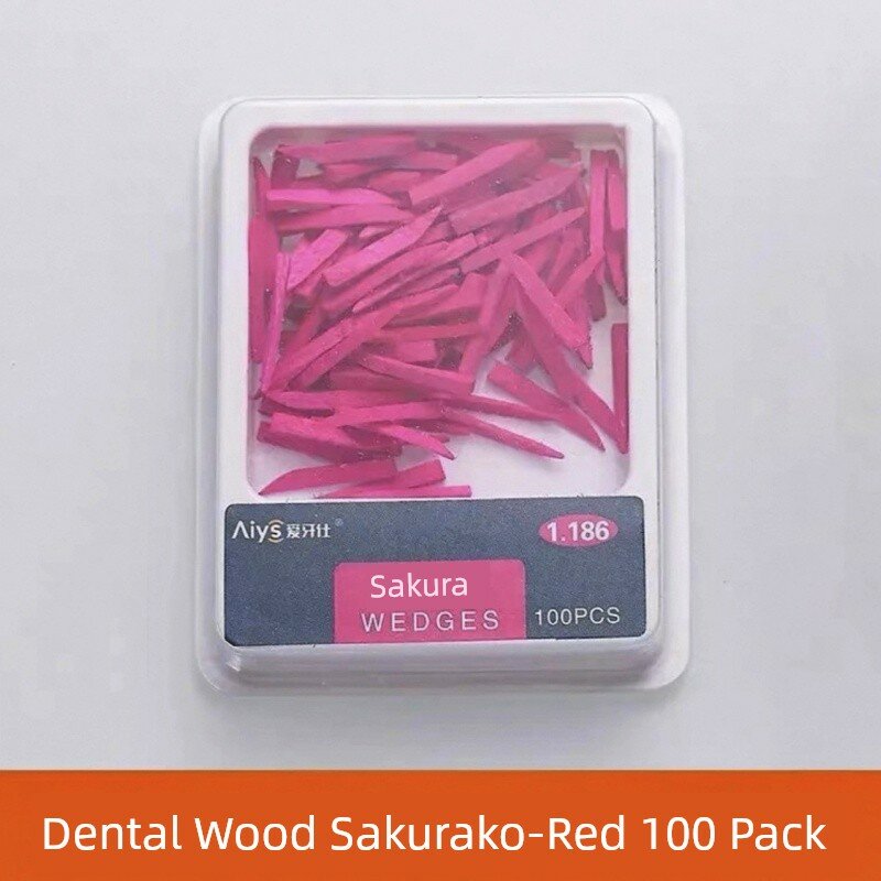 Стоматологический клин, деревянный клин для зазоров между зубами, деревянный стоматологический клин, клин Aiyashi,