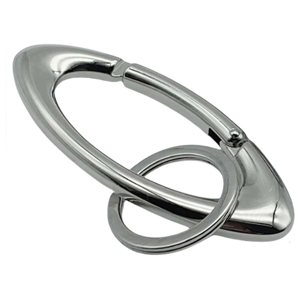 Овальные карабины (2 шт.), Серебро