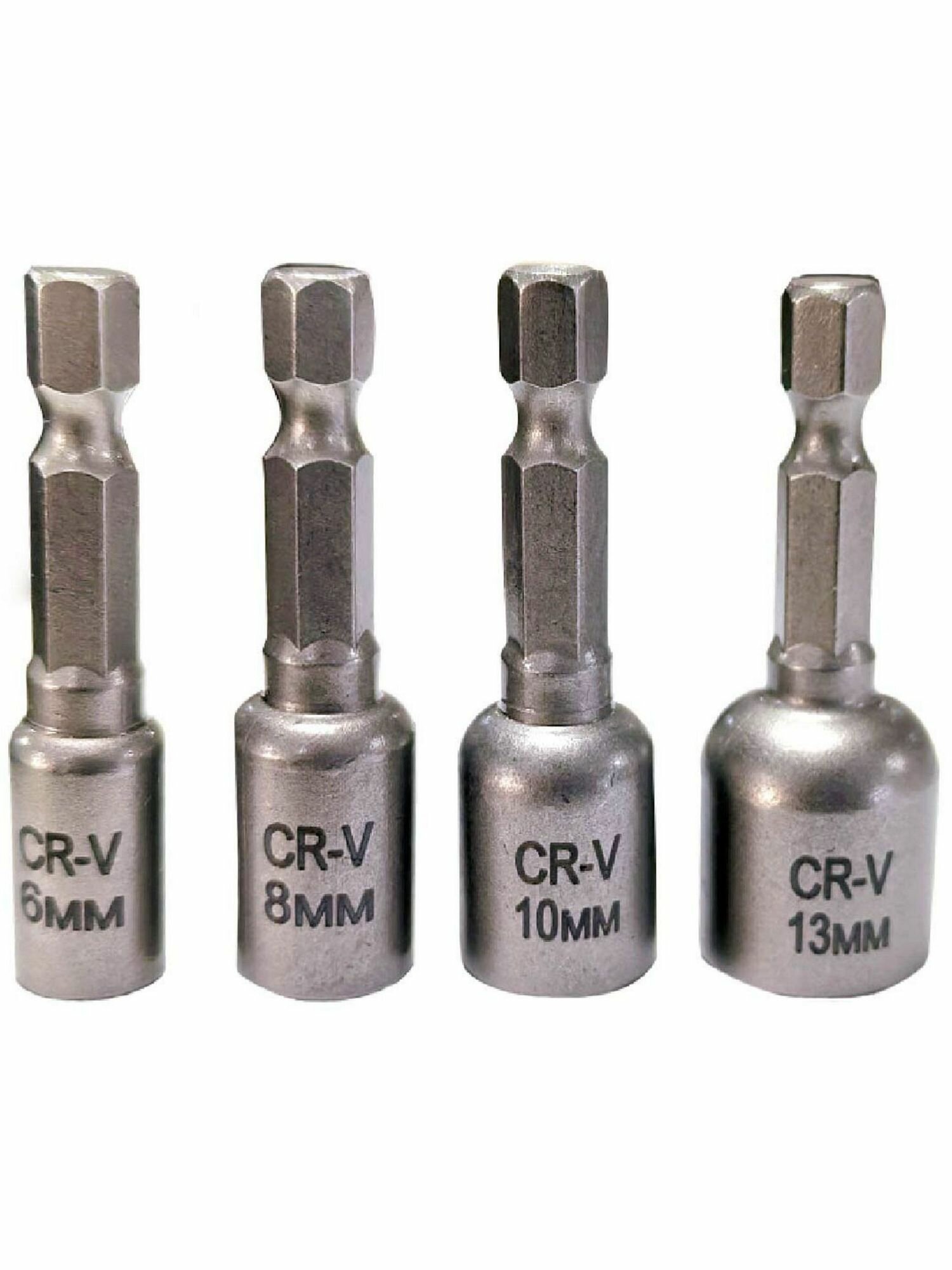 Набор бит торцевых 6/8/10/13 мм, 4 шт.