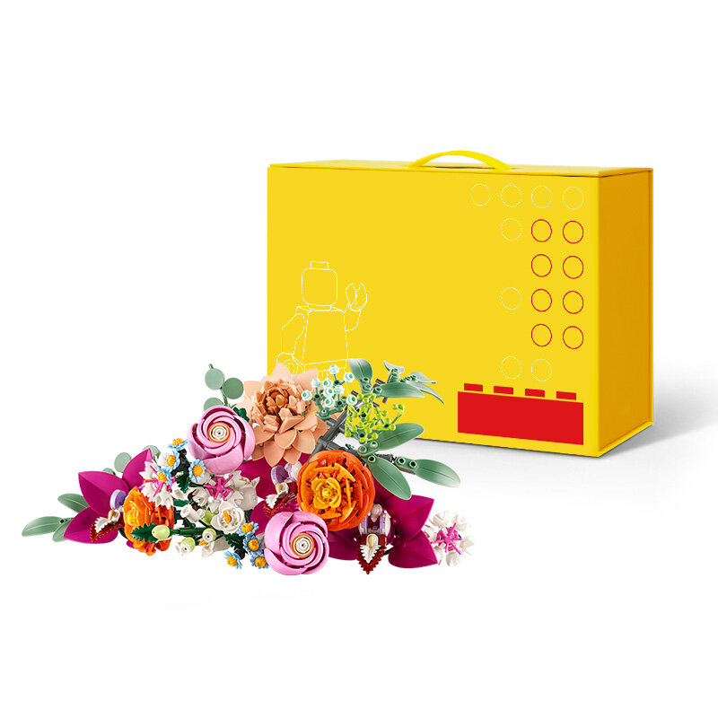 LEGO Flowers Plants Розовый и Черный Букет Конструкторы 749 шт. 10342