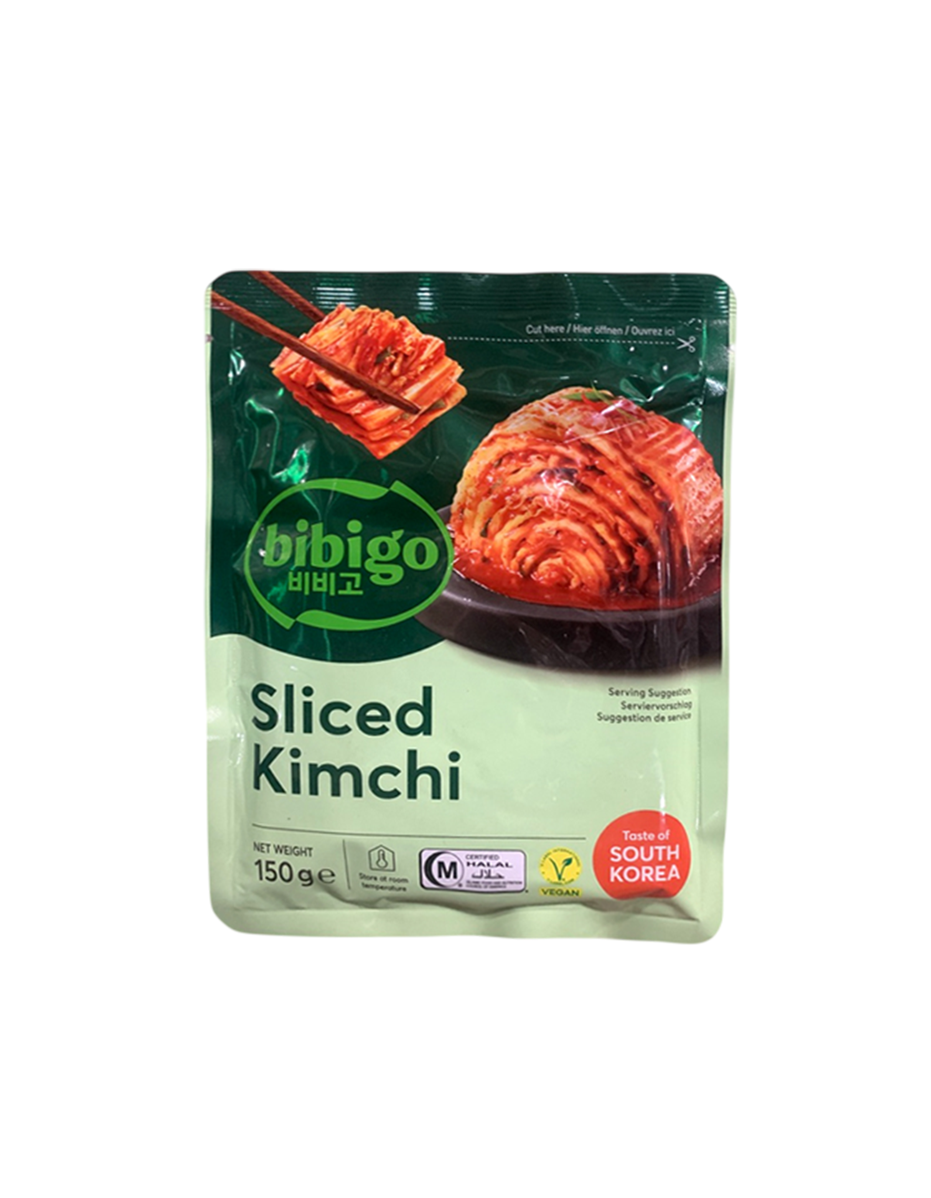Капуста кимчи "CJ Bibigo" веганская, без ГМО 150 г, Южная Корея