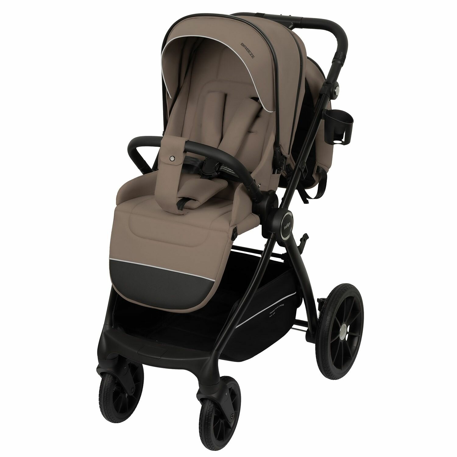 Коляска прогулочная Indigo BREEZE тёмно-бежевый
