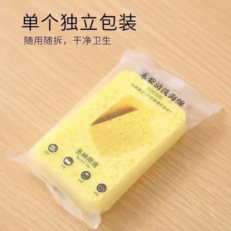 Губка прозрачный желтый Губка