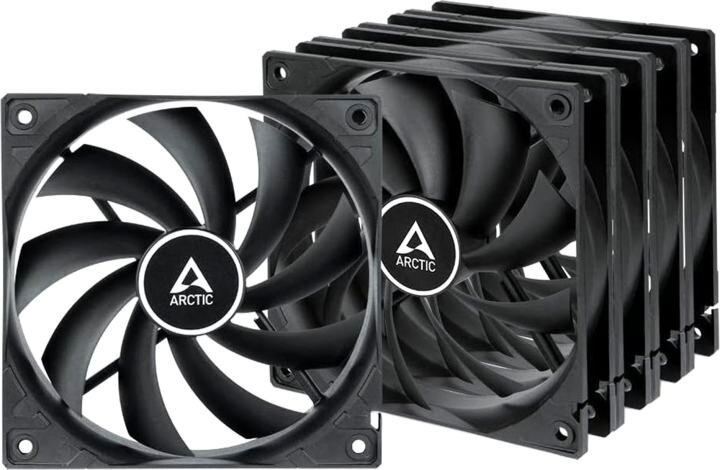 ARCTIC F12 PWM (Black) - 5 Pack ACFAN00145A