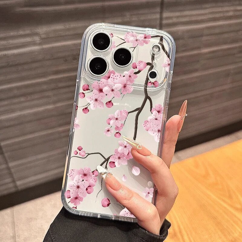 Прозрачный чехол INS с цветком магнолии для Xiaomi Redmi Note 15 13 14 Pro Plus 5G 4G 12 Pro 12S 15C 14C 13C 12C 10C A5 A2 A3
