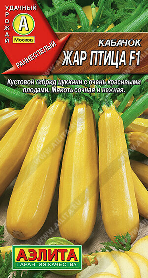 Кабачок цуккини Жар птица F1