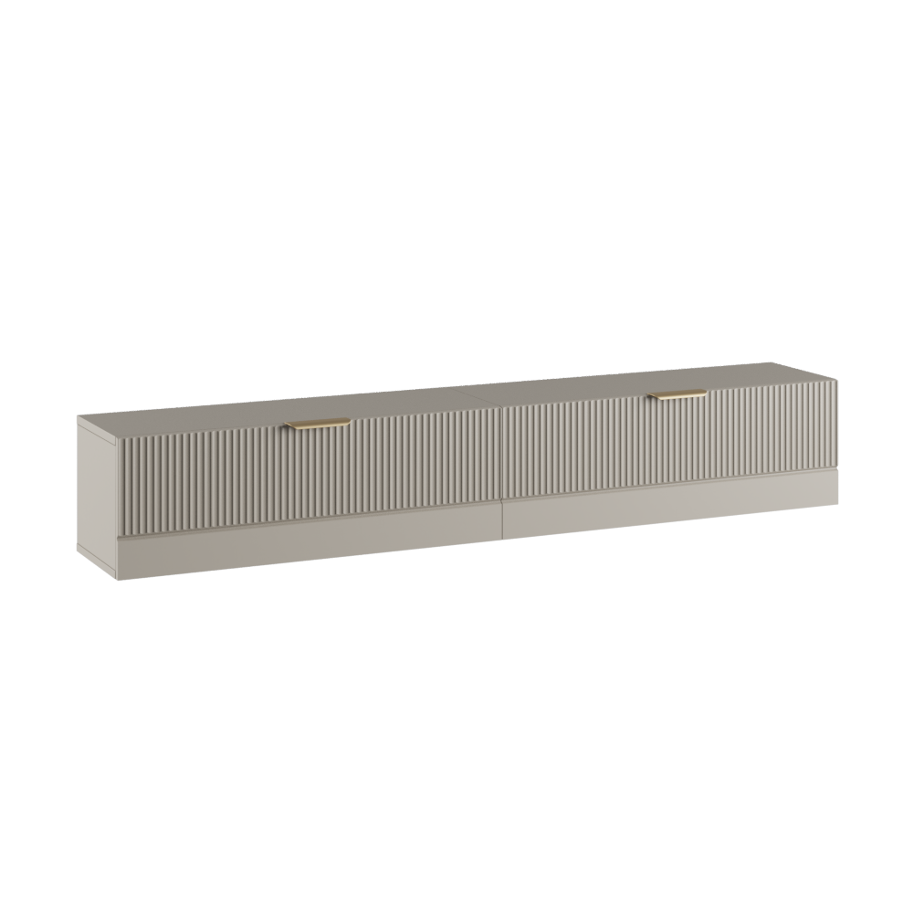 Тумба под ТВ подвесная "Орнелла", 180см, бежевый/кашемир