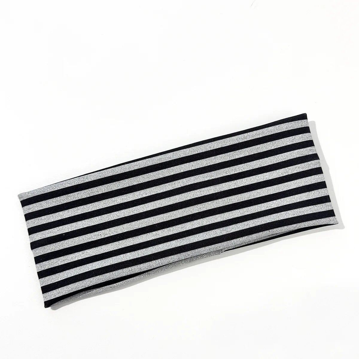 Набор из 1 эластичных повязок на голову в полоску: модные, удобные и универсальные волосы, 4