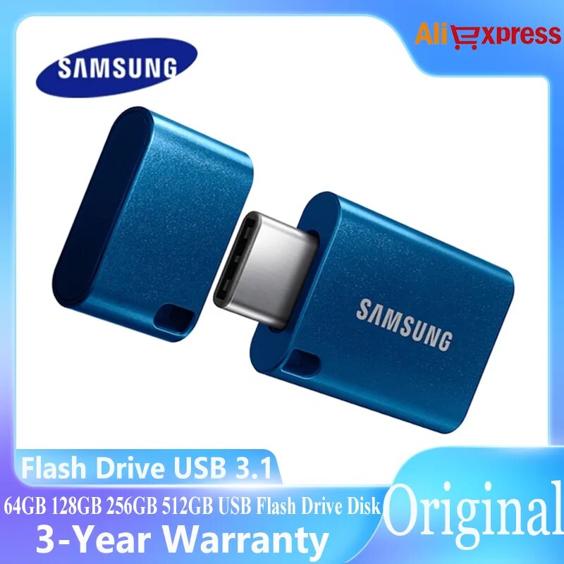 SAMSUNG Type-C USB флешка 64/128/256/512 GB 512 ГБ