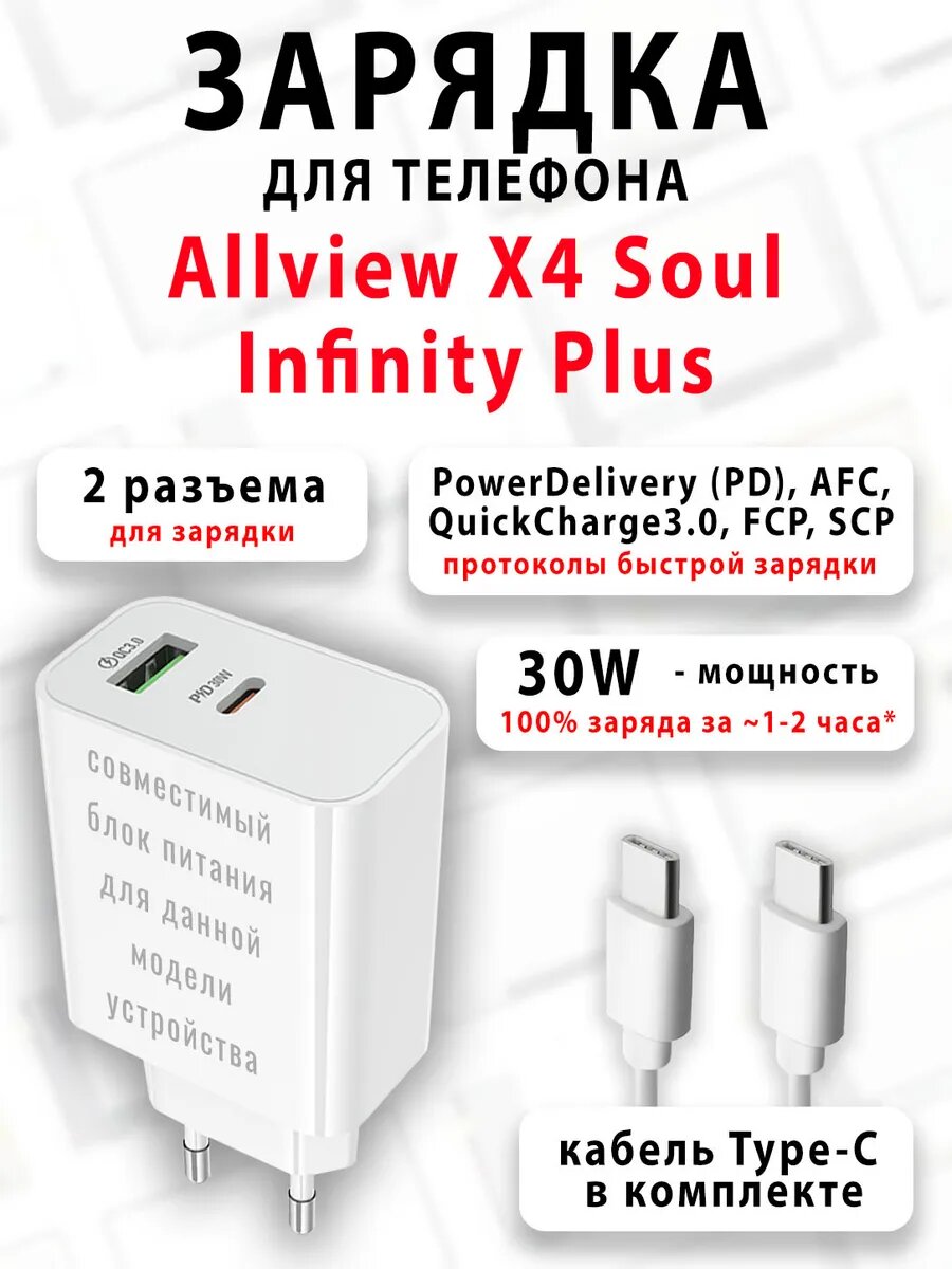 Зарядка для телефона Allview X4 Soul Infinity Plus