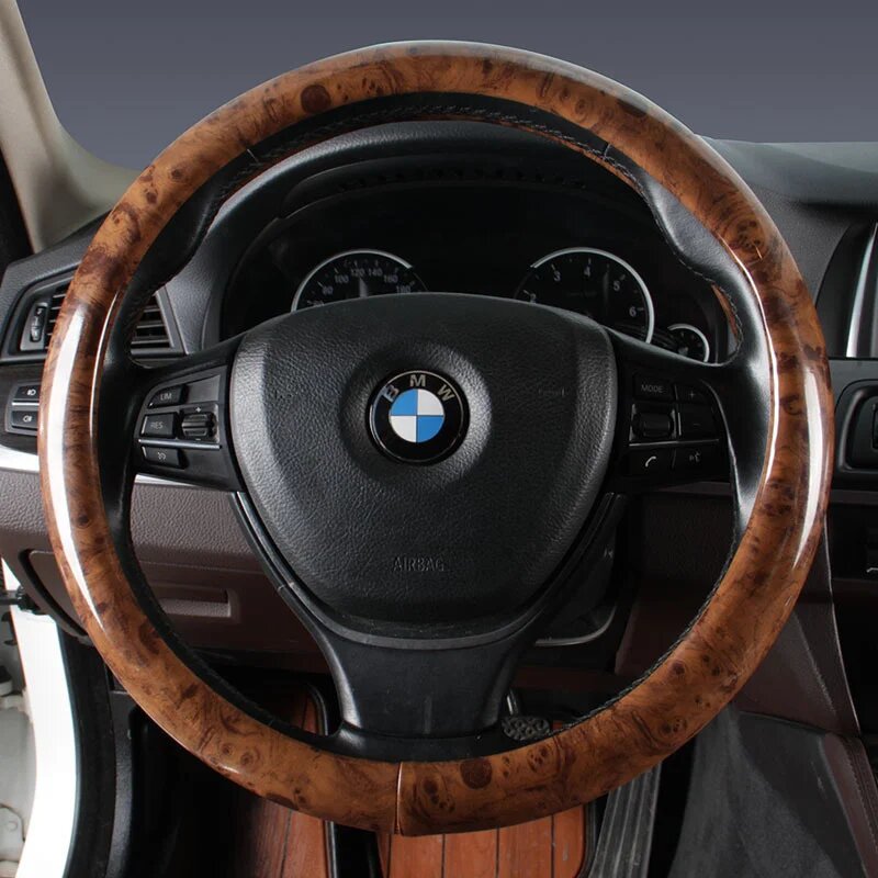 Деревянный чехол на руль автомобиля Wood Grain Color