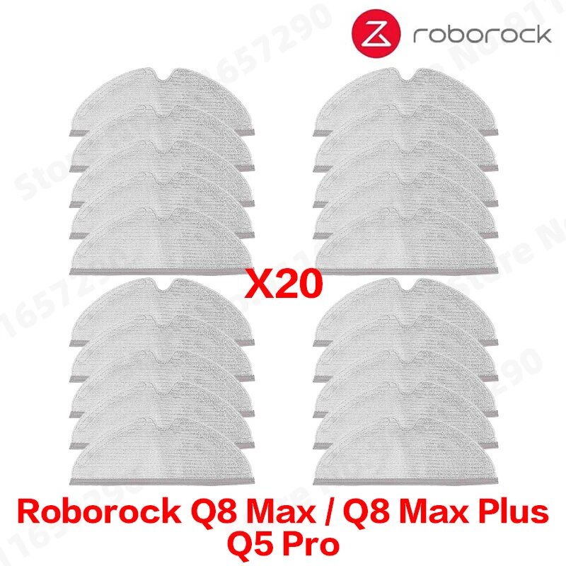 Салфетки для швабры Roborock X20, Q8 Max, Q5 Pro