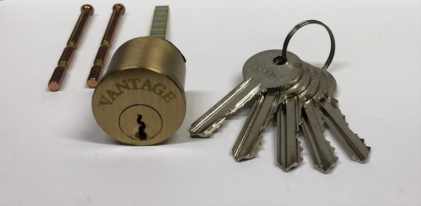 Цилиндровый механизм круглый для электромеханических и накладных замков VE 001 SB